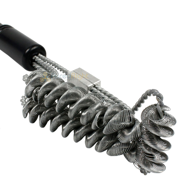 BrushTech Tactical BBQ Brush Double Helix Bristle Free Large Diameter ...