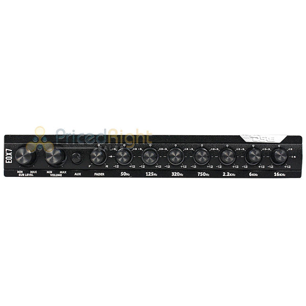 DS18 7 Band Equalizer Subwoofer Control with High Level Input Auto Tur ...